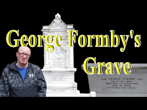 George Formby S Grave Warrington Cemetery Youtube