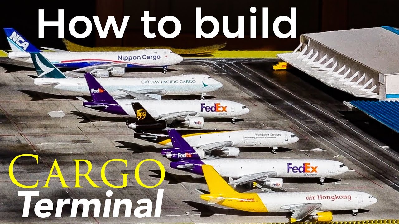 How To Build A Model Airport Cargo Terminal Youtube