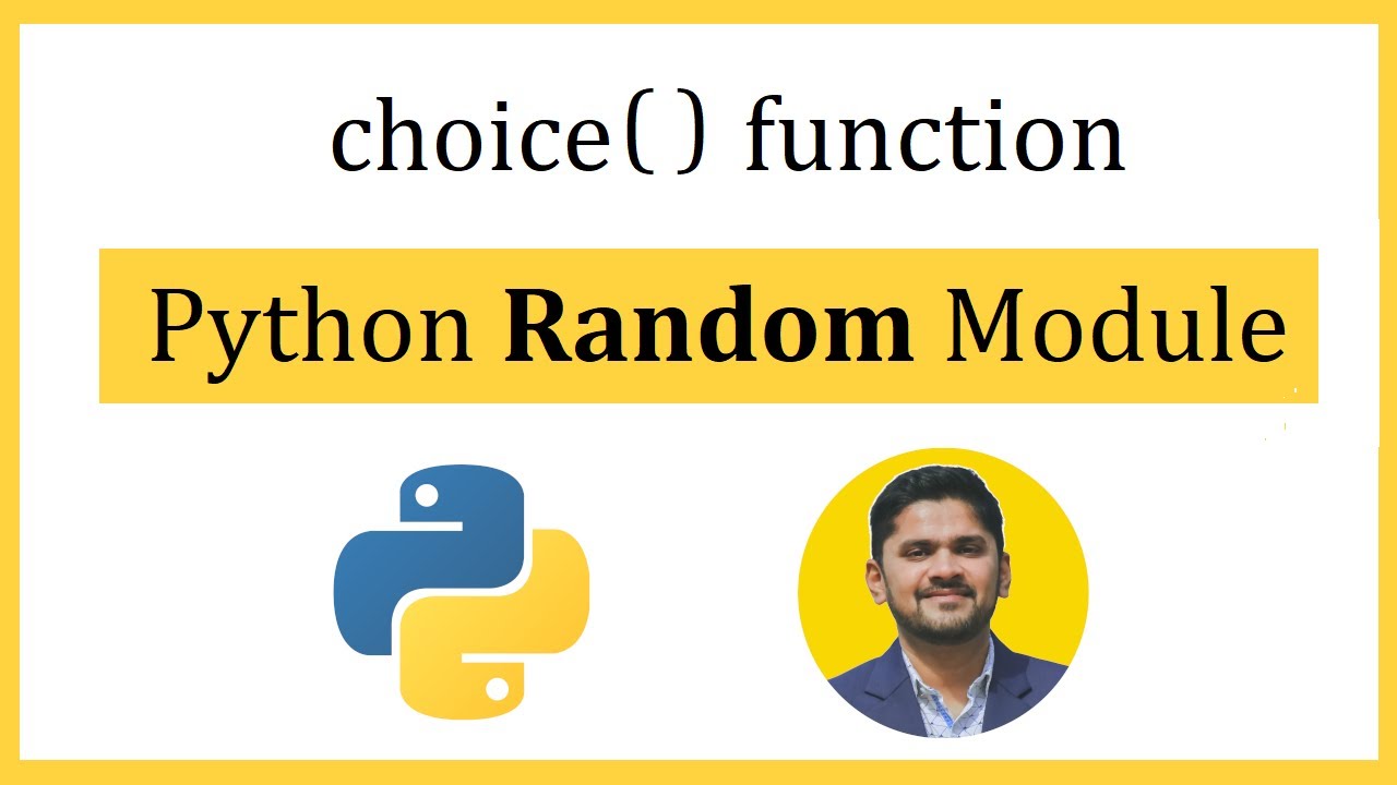 Python Choice Function Random Module Youtube