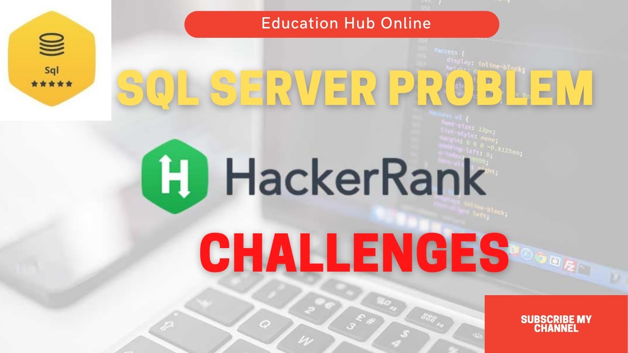 Hacker Rank Sql Problem Challenges Urdu Hindi Youtube