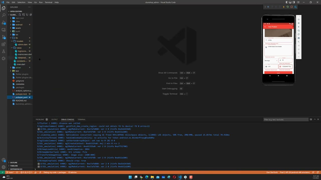 Flutter Php Mysql Insert Youtube