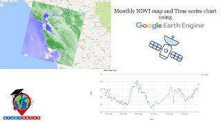 Monthly Ndvi Map And Time Series Chart Using Google Earth Engine ...