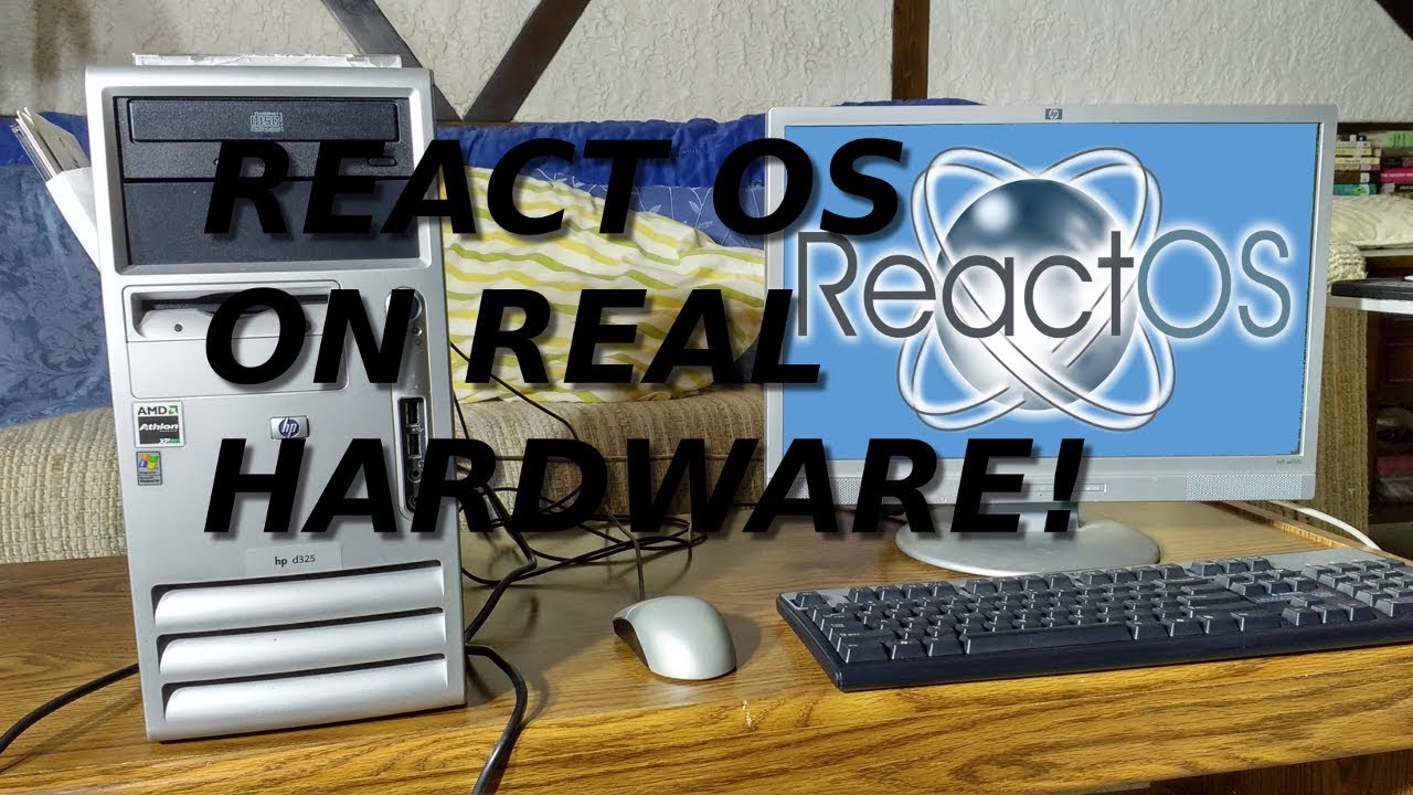 React Os On Real Hardware D325 Youtube