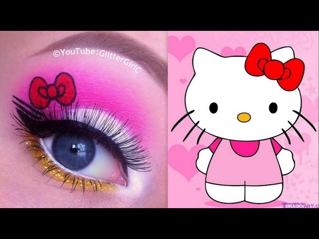 Hello Kitty Halloween Makeup