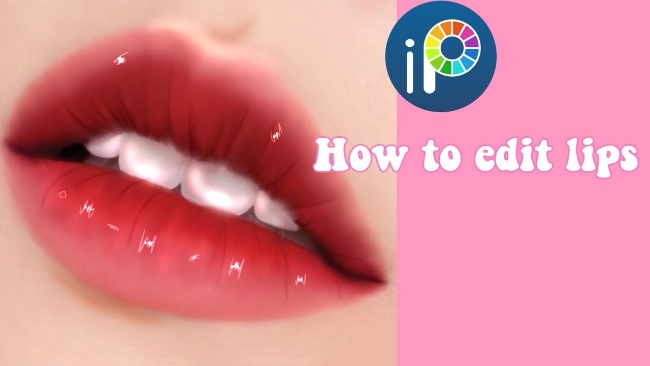 How To Edit Lips Using Ibispaintx Youtube