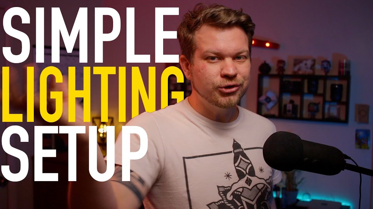 My Cheap And Easy Youtube Studio Lighting Setup Youtube