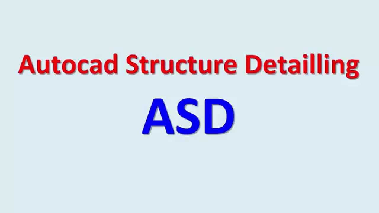 Autocad Structure Detailing 1 Detail Beam Youtube
