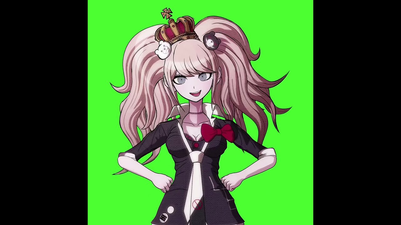 Junko Enoshima Danganronpa Green Screen Animation Read Desc Youtube