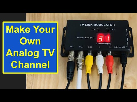 Adding In Your Own Private Analog Tv Channel To Your Tv Antenna Signal