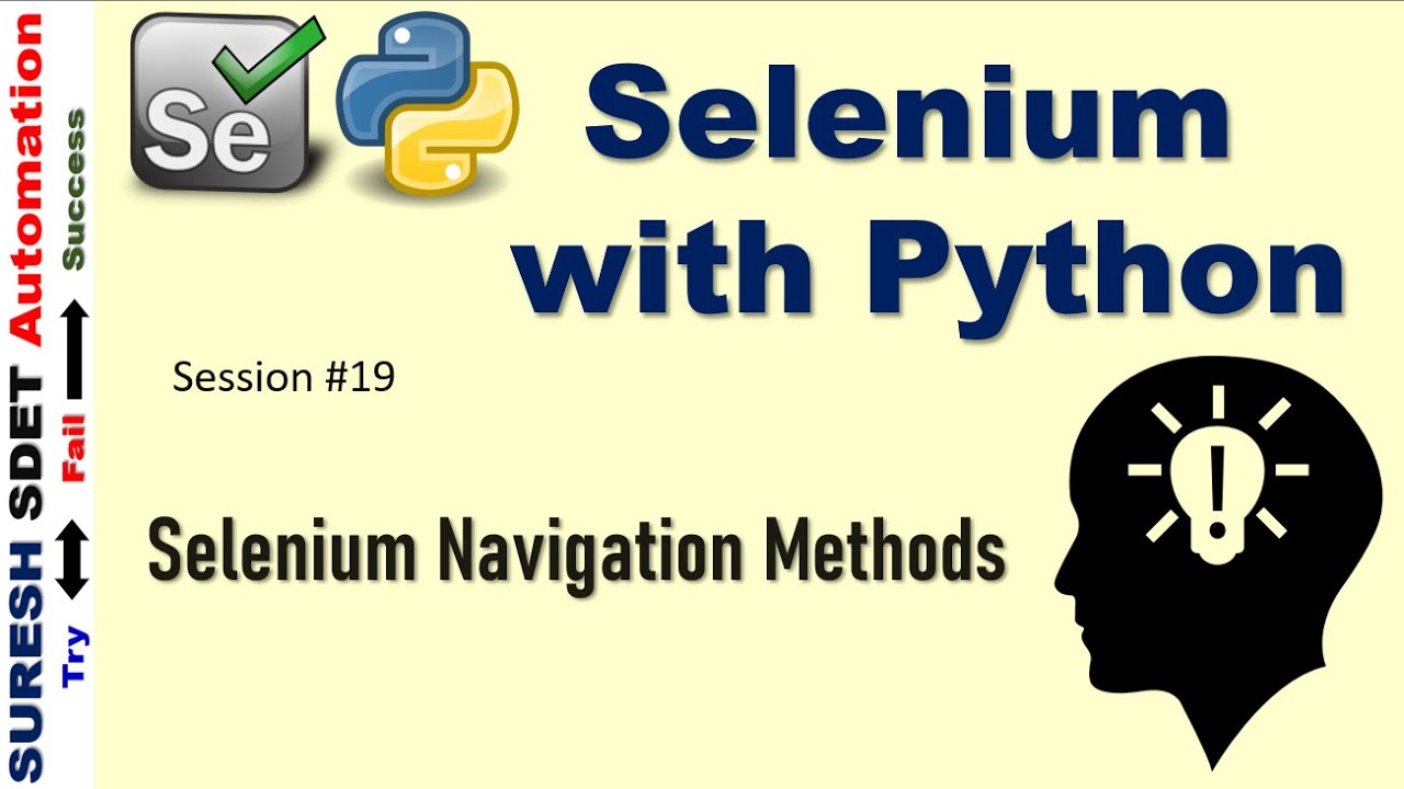19 Selenium With Python Selenium Navigations Methods Back Forward