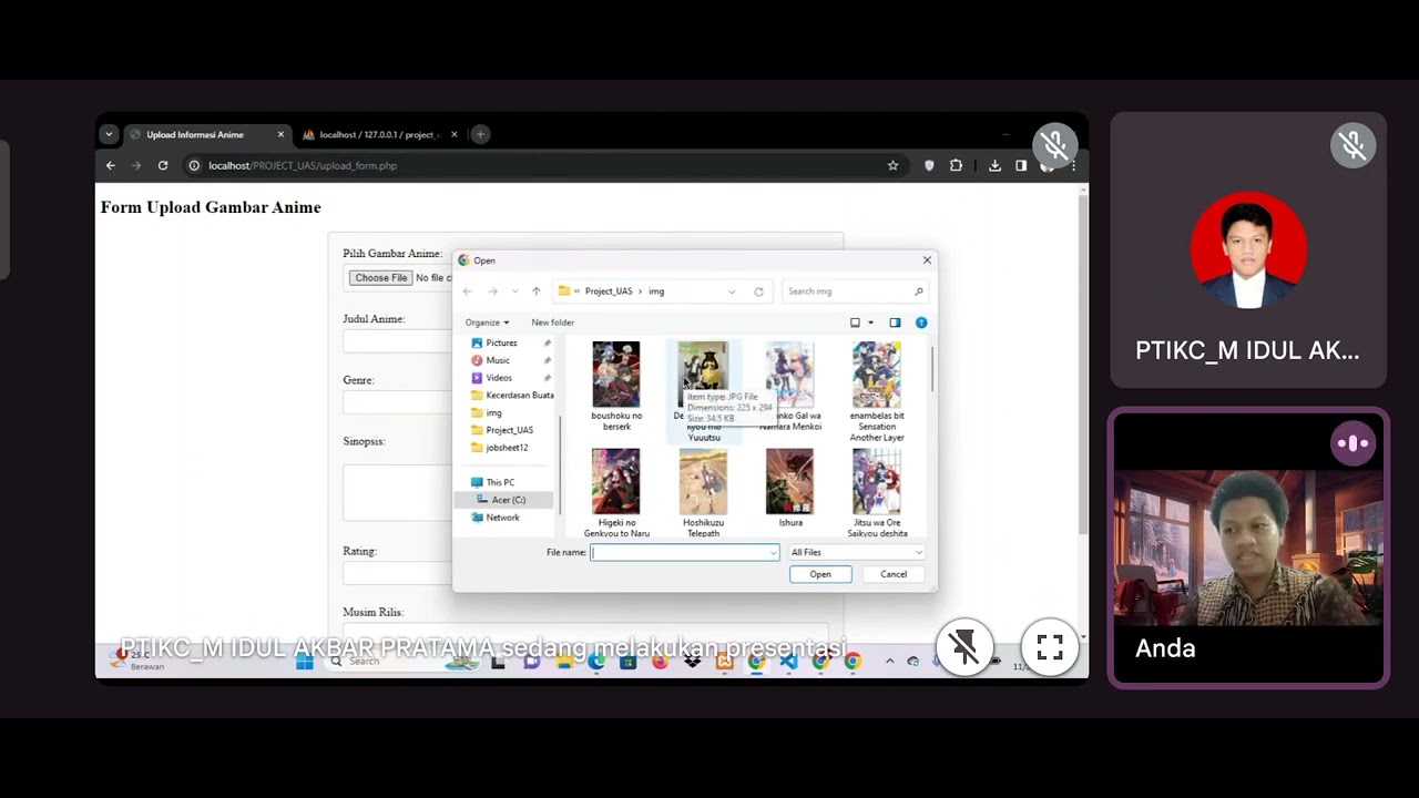 Project Uas Matakuliah Pemograman Web Youtube