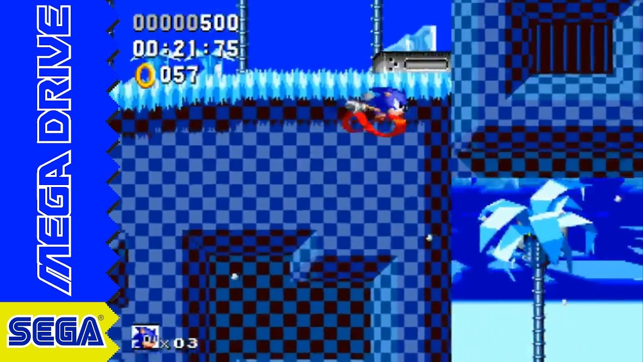 Sonic Winter Adventures Sega Genesis Longplay Youtube