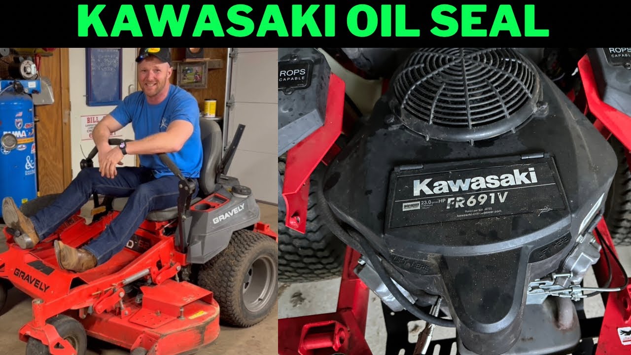 Kawasaki Crankshaft Oil Seal Replacement Fr691v On Gravely Zero Turn