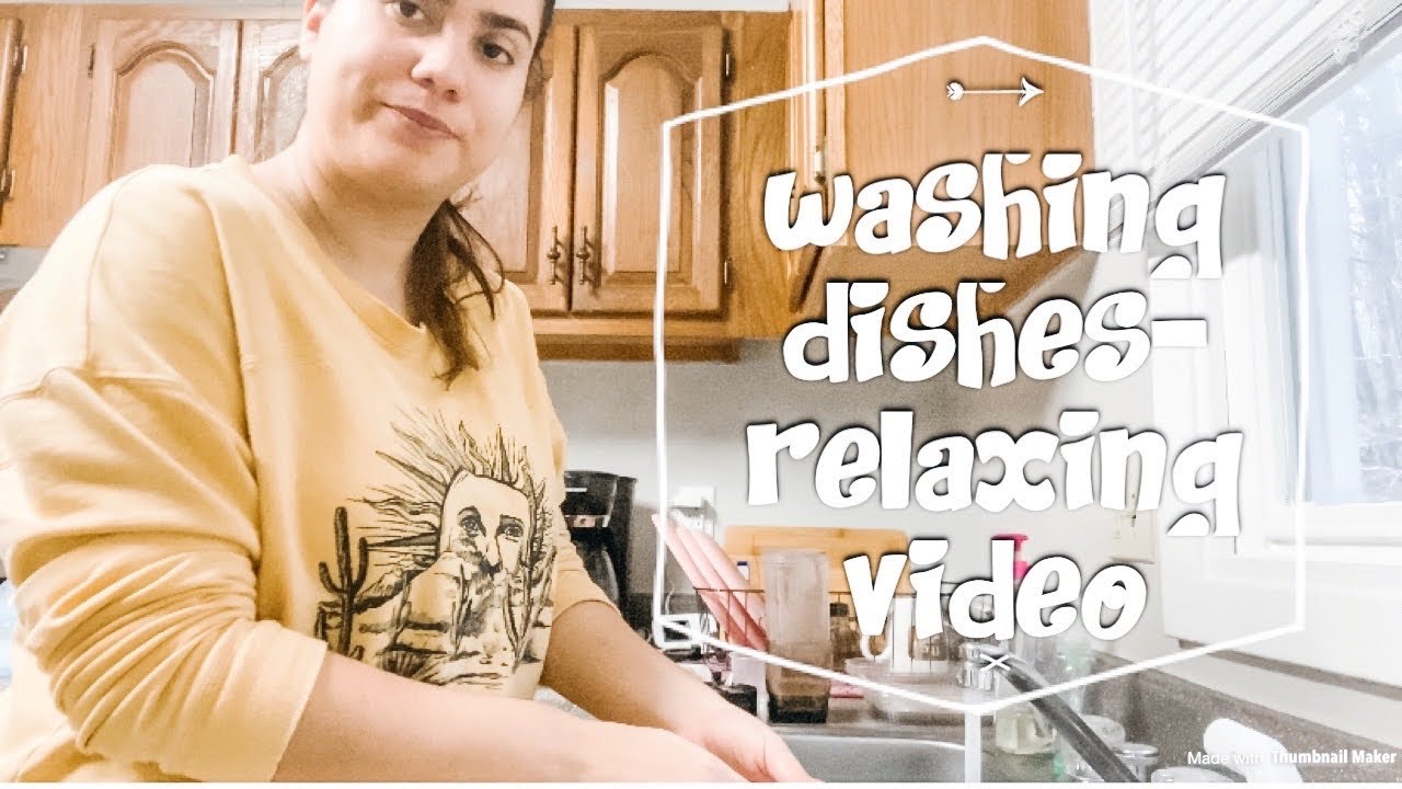 Washing Dishes Relaxing Video Youtube