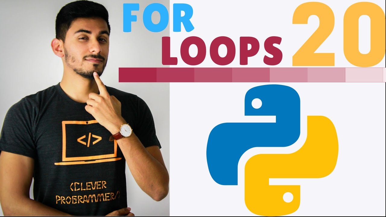 Learn Python Programming 20 For Loops Youtube