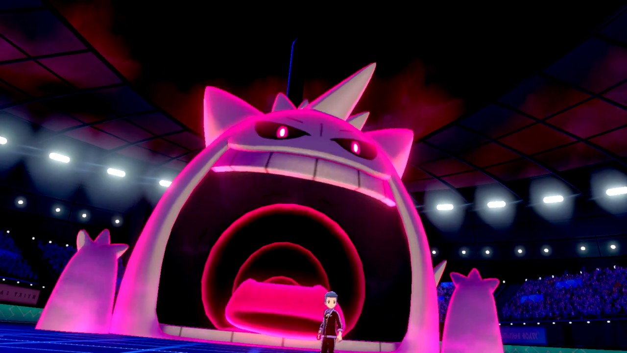 Shiny Gigantamax Gengar In Pokemon Sword And Shield Youtube