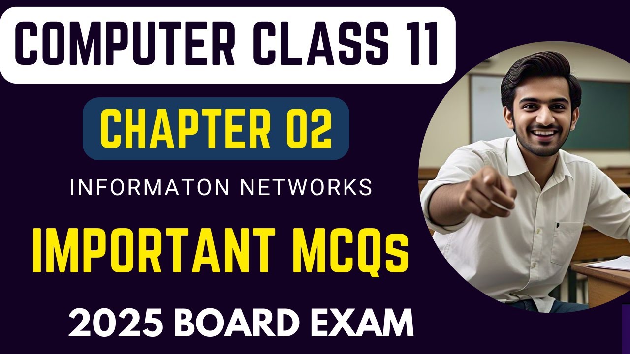 Computer Class 11 Chapter 2 Important Mcqs 2025 Class 11th Computer