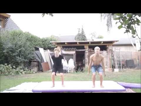 Airtrack Garten Tricks Youtube