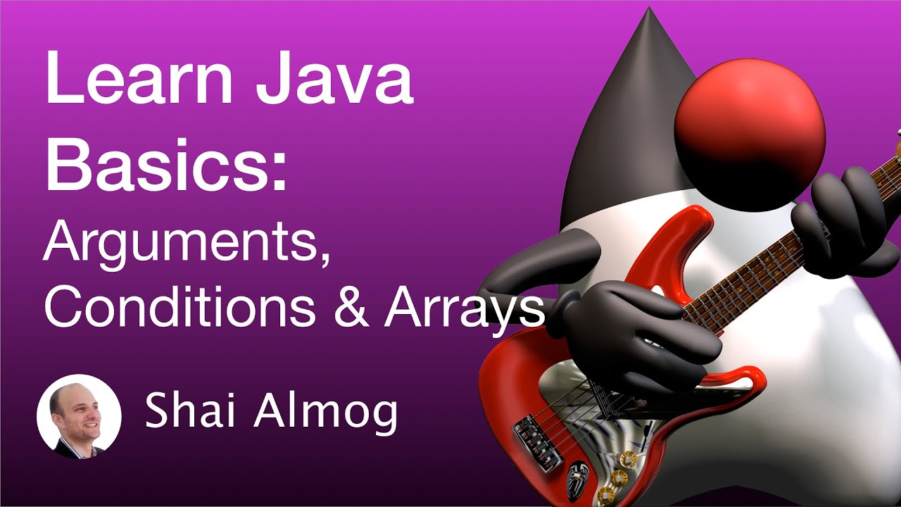 Java Basics Arguments Conditional Statements Arrays Java Course
