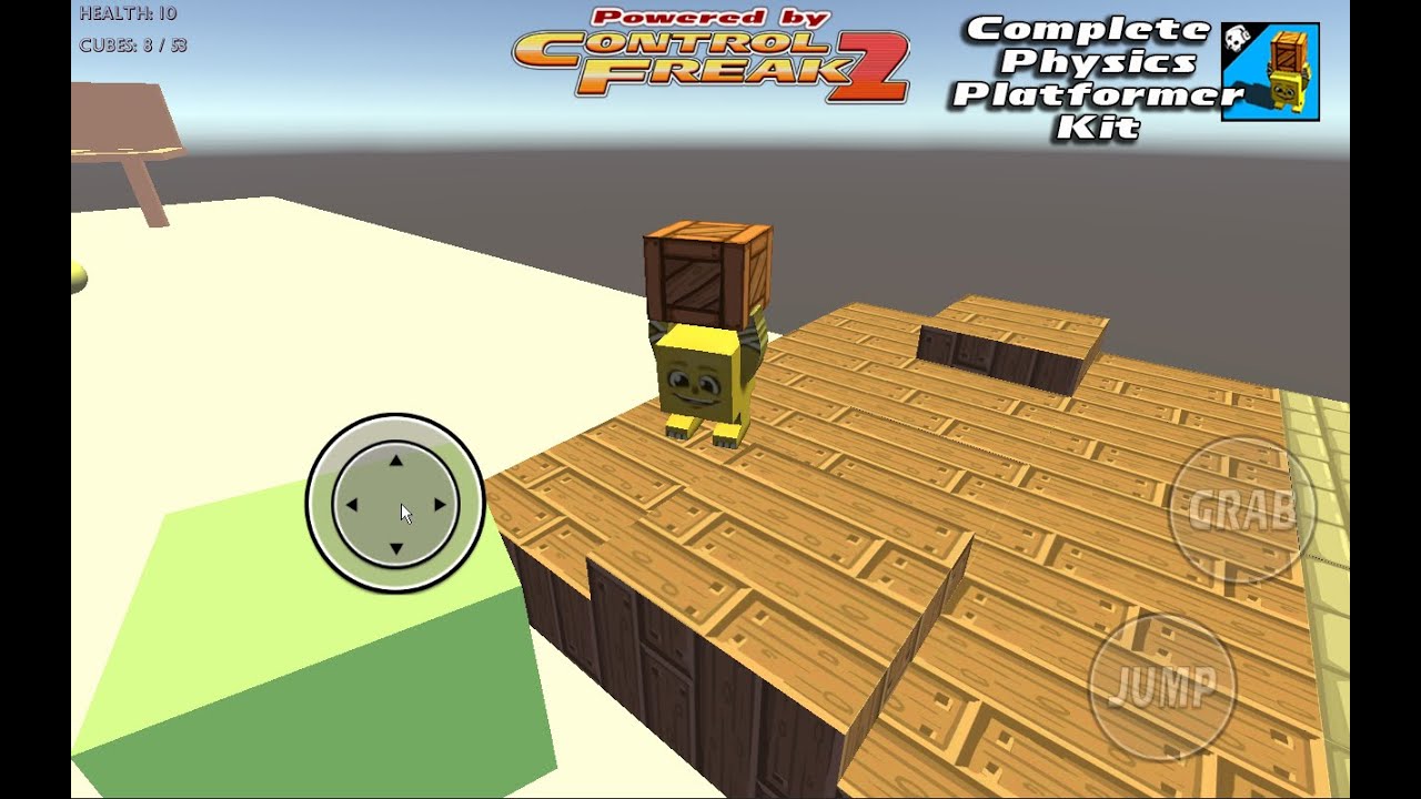 Control Freak 2 Complete Physics Platformer Kit Integration Tutorial