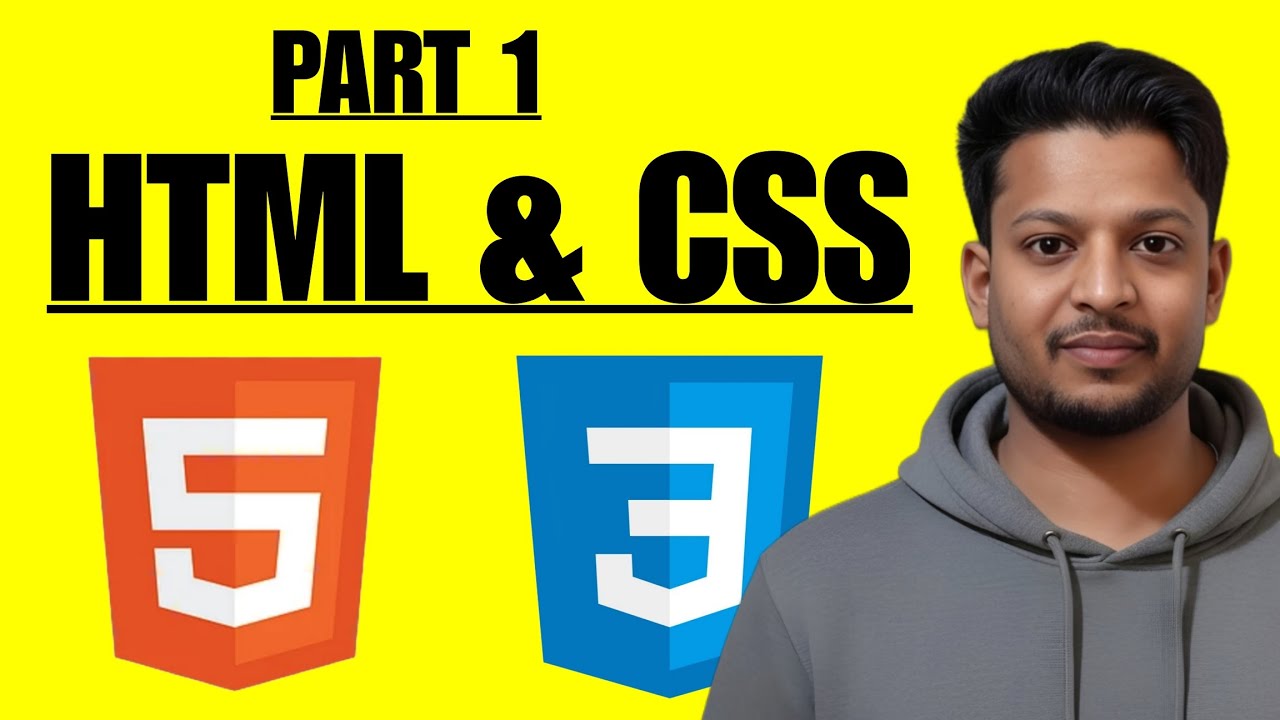 Html Css Beginner To Pro Part 1 With Exercises Youtube
