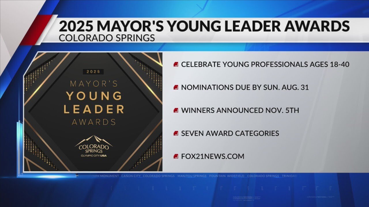 Nominations Close Sunday For 2025 Mayor S Young Leaders Awards Youtube