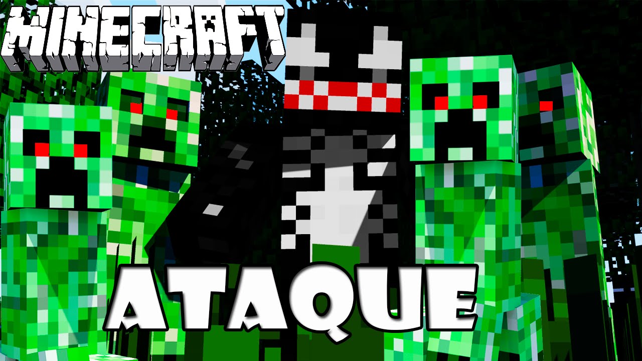 O Ataque Dos Creepers Minecraft Youtube