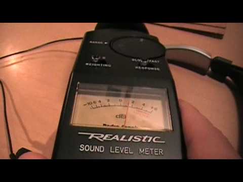 Realistic Sound Level Meter Youtube