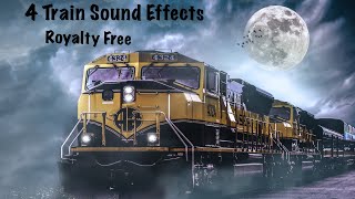 4 Train Sound Effects Royalty Free Altered Sound Effects Mp3 Music ...
