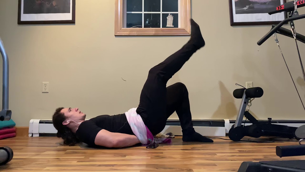Exercise Index Overcoming Isometrics Towel Glute Bridge Youtube