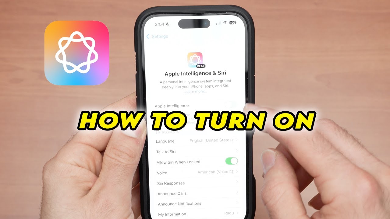 Iphone 16 How To Turn On Apple Intelligence Youtube
