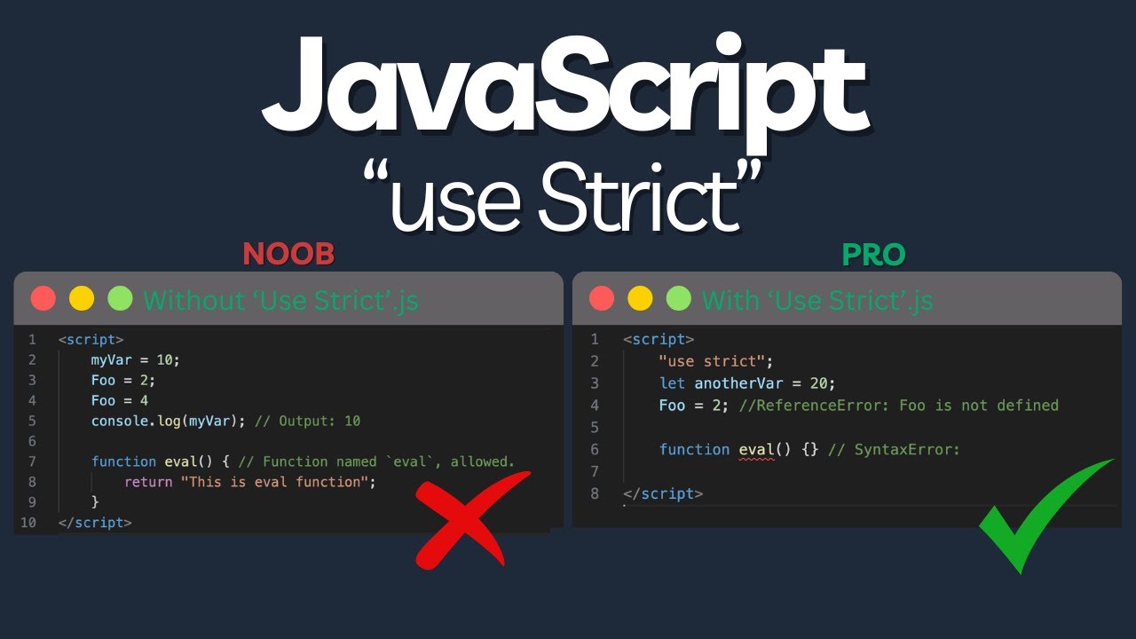 How And Why To Use Use Strict In Javascript What Is Use Strict In