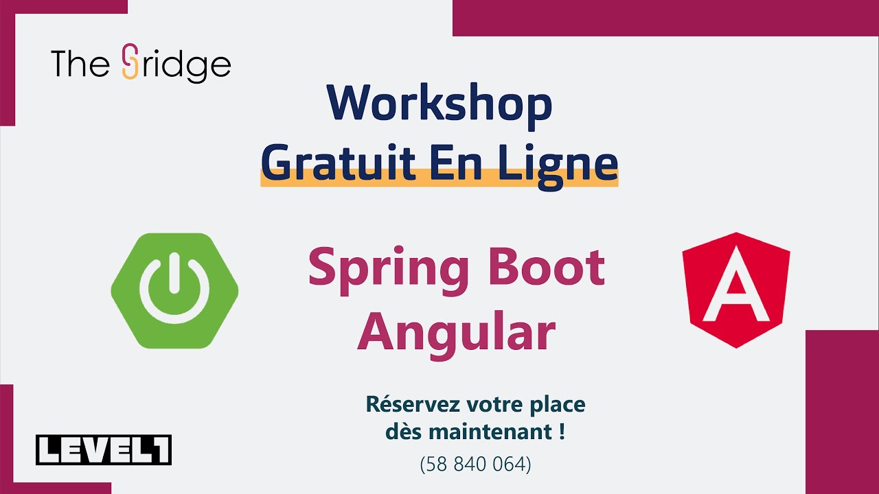 Workshop Spring Boot Angular Youtube
