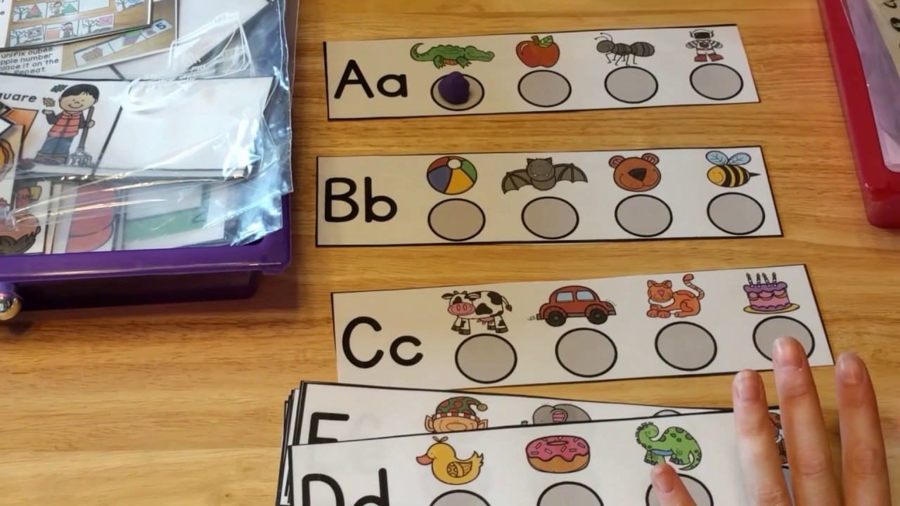 Preschool Workboxes What S Inside Week 6 Youtube