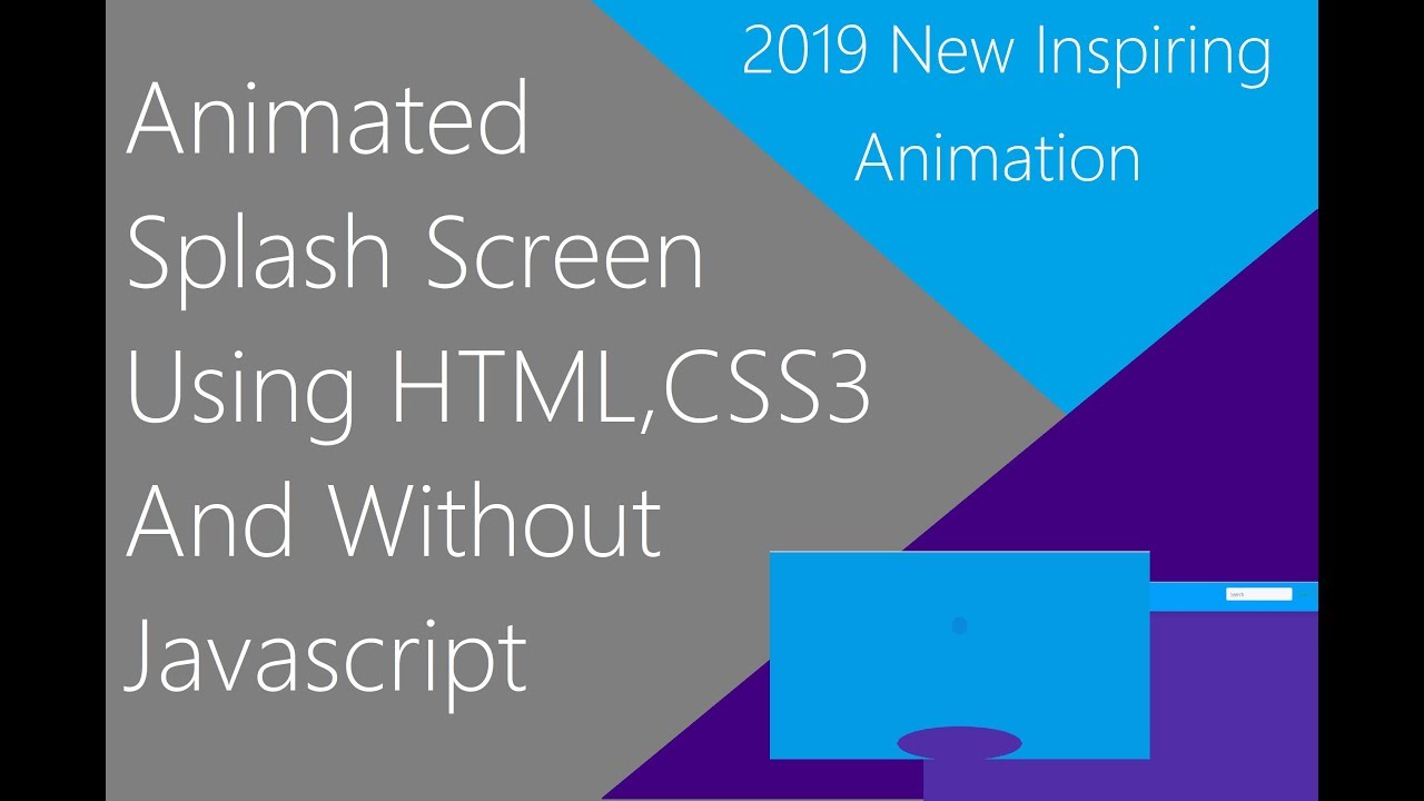 Splash Screen In Html At Timothy Stump Blog