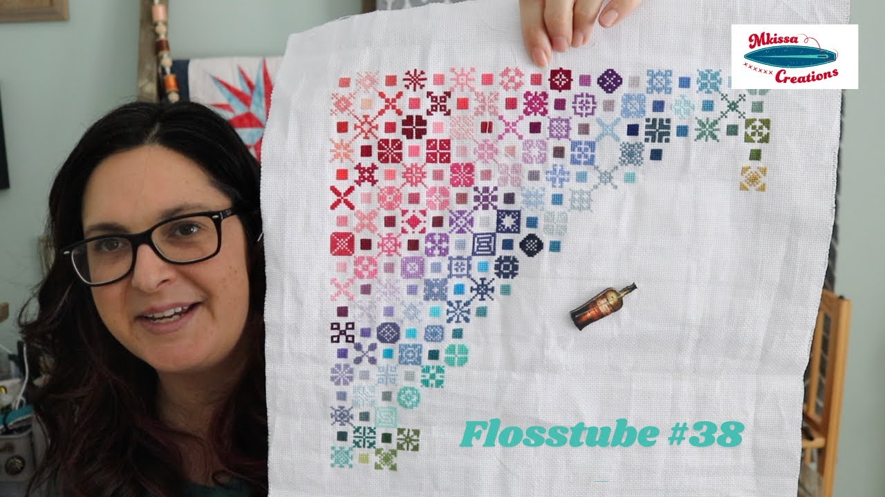 Flosstube 38 We Made It To February Cross Stitch New Start Wip