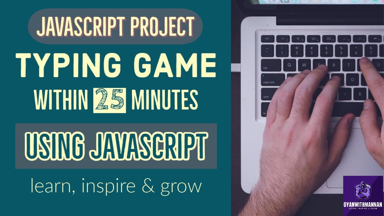 Typing Game Using Javascript Within 25 Minutes Javascript Project
