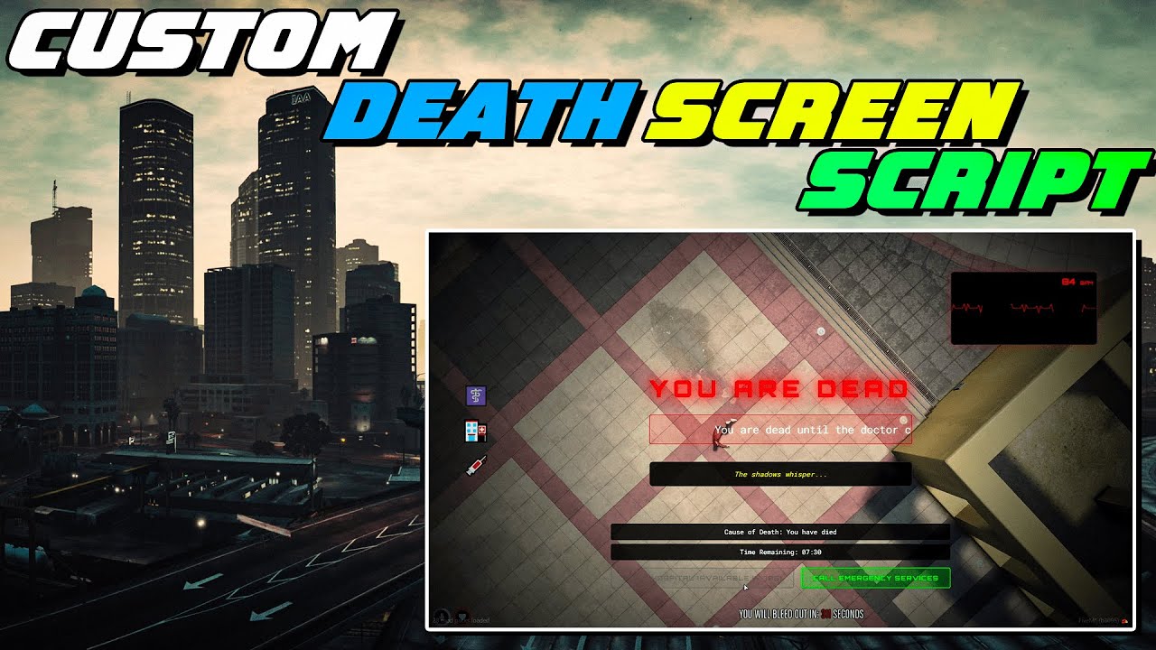 Free Death Screen Script Custom Death Screen Qbcore Framework