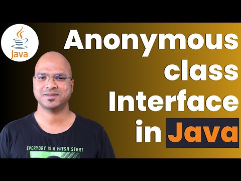 7 4 Java Tutorial Anonymous Class With Interface Youtube