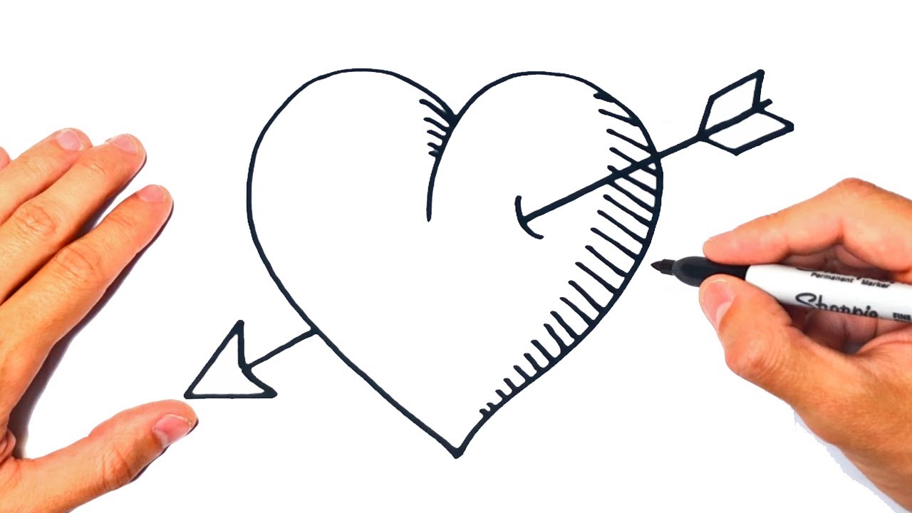 How To Draw A Heart Step By Step For Beginners Heart Drawing Tutorial