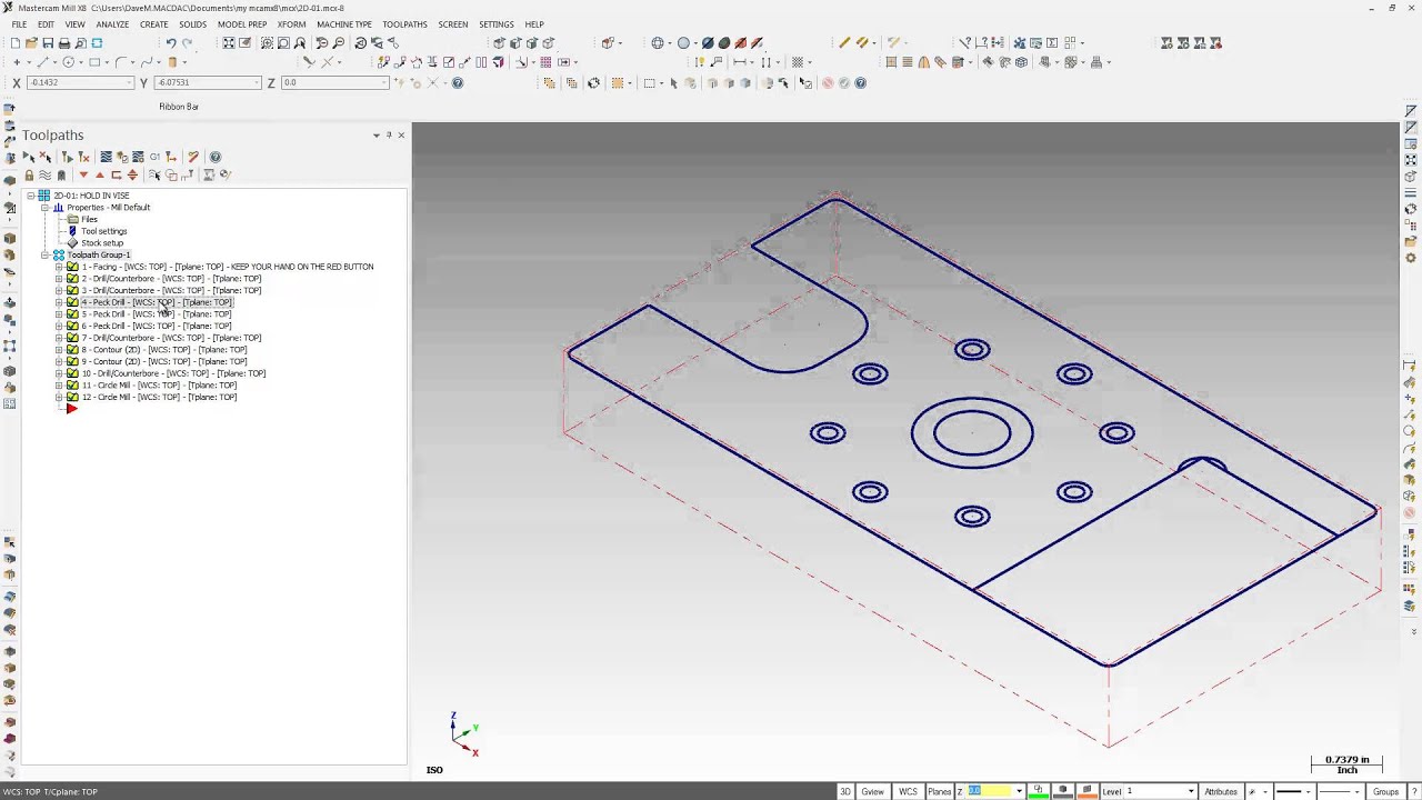 Mastercam Toolpath Manager Tricks Youtube