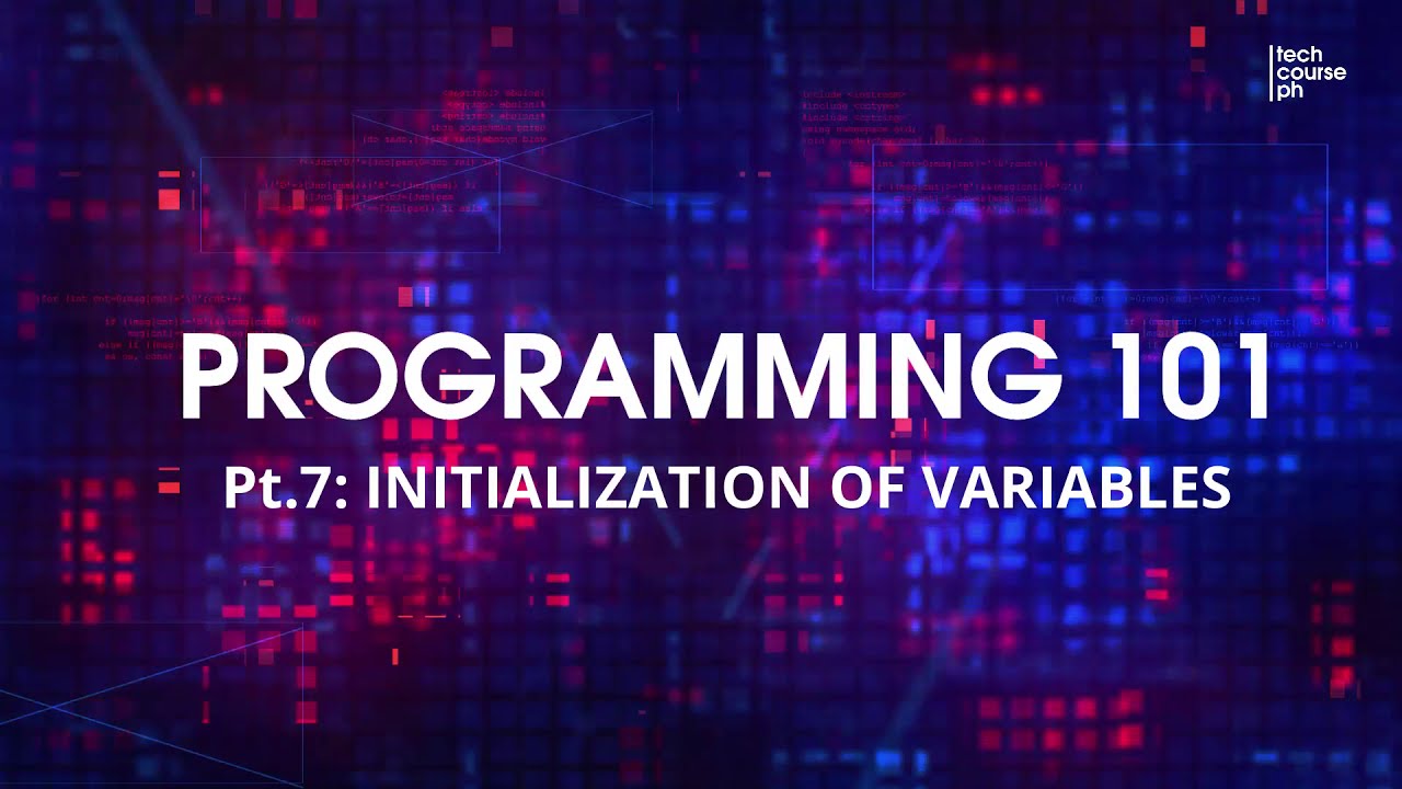 Initialization Of Variables Programming 101 For Beginners Using C