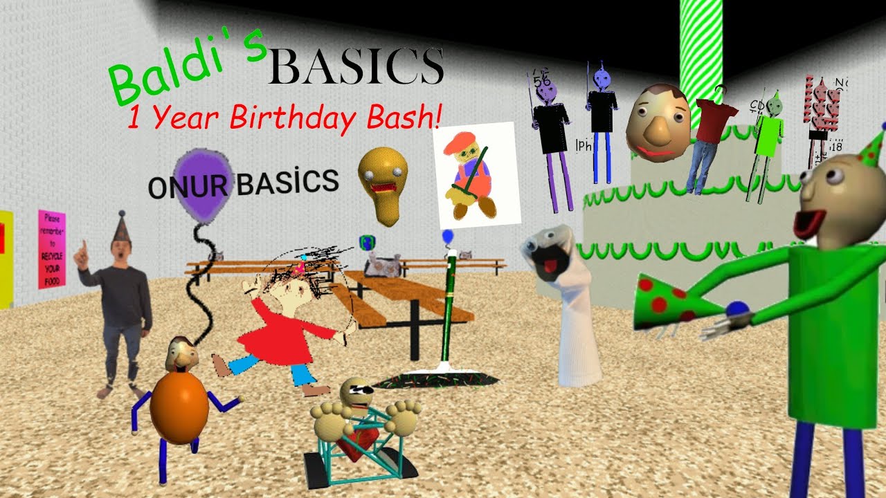 Baldi S Basics Birthday Bash Android All Endi̇ngs The Official Game