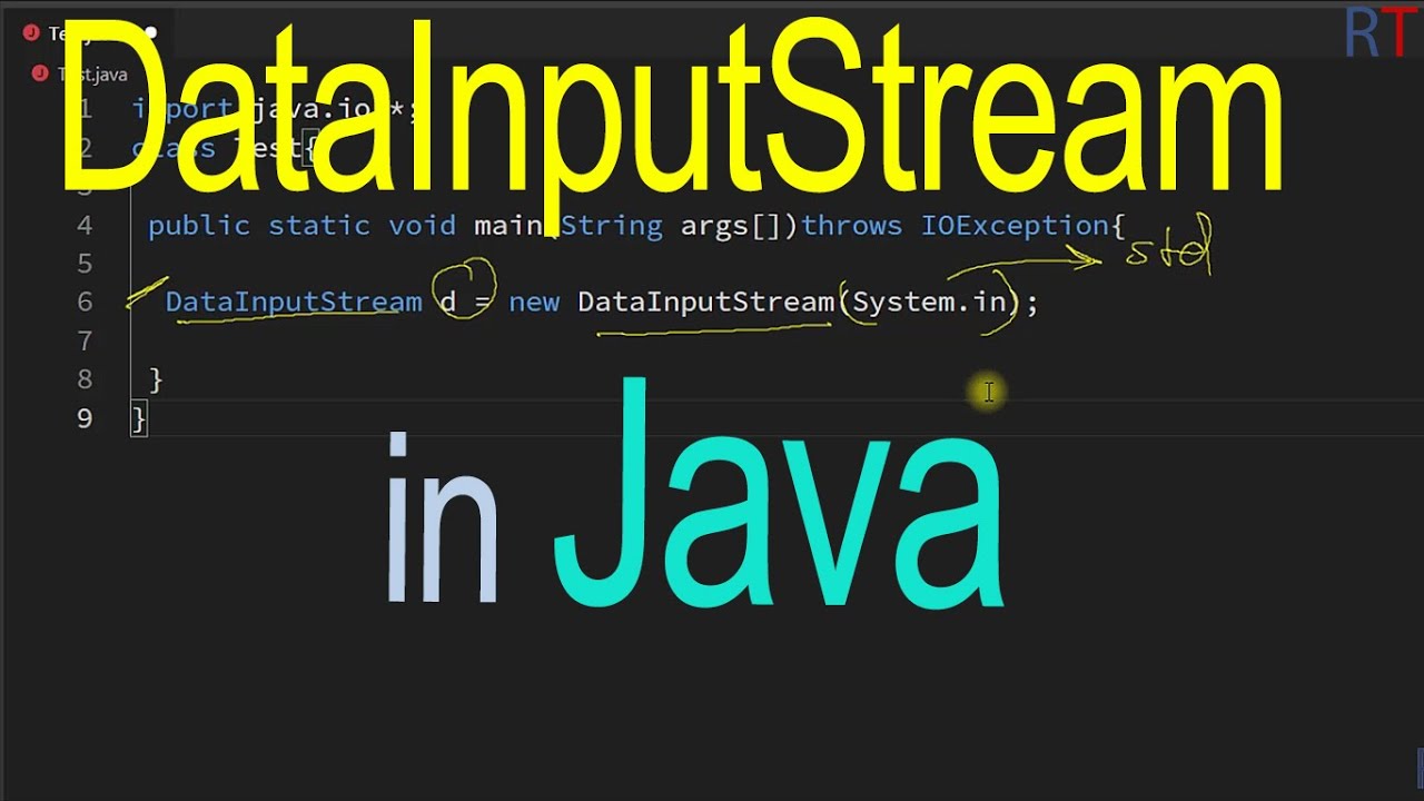 Java 56 Datainputstream Class In Java User Input In Java Youtube