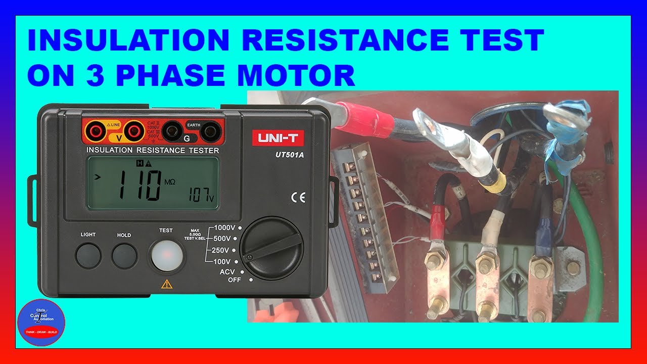 Insulation Resistance Test On 3 Phase Motor At Eugene Julian Blog