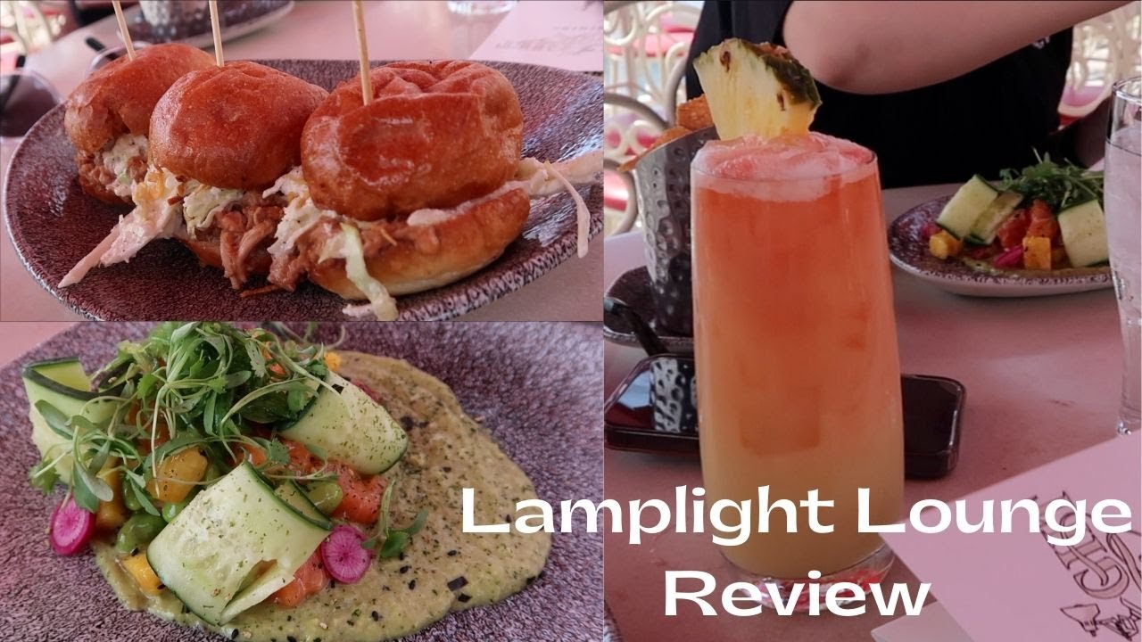 Disney S California Adventure Lamplight Lounge Review Youtube