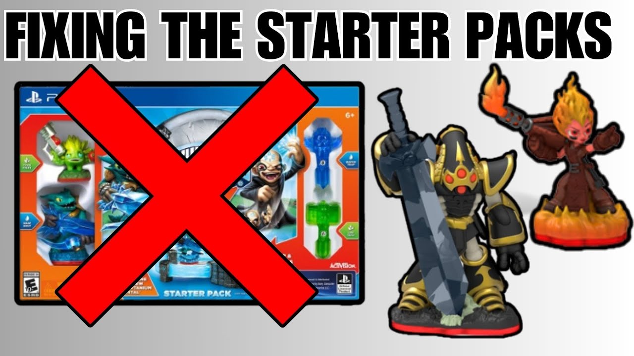 Fixing Every Starter Pack In Skylanders Youtube