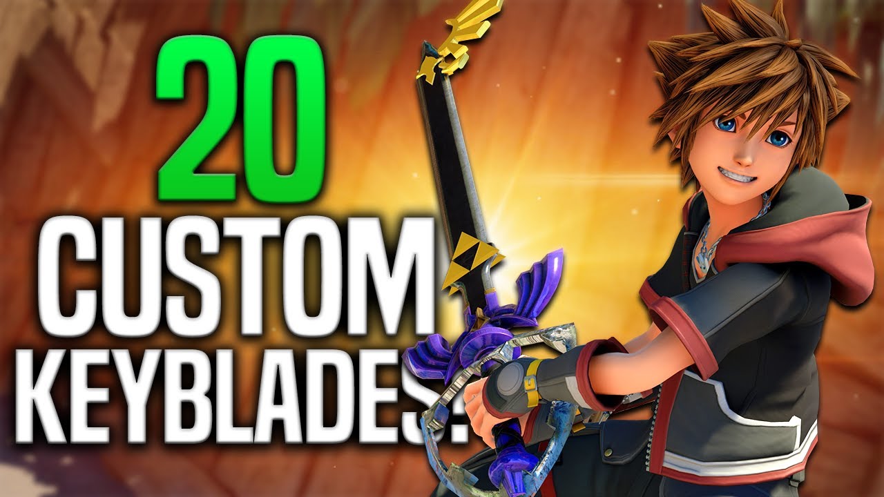 Kingdom Hearts 3 20 Incredible Custom Keyblade Mods Youtube