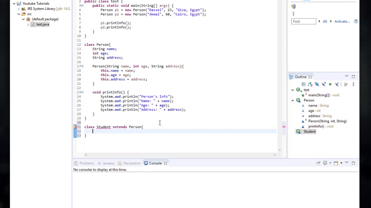 Java Tutorials Part 20 Inheritance Method Overriding Youtube