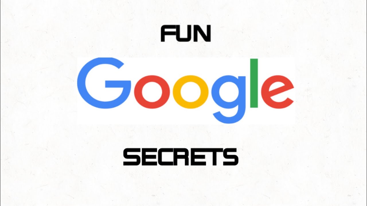 15 Fun Google Secrets That You Might Haven T Seen Youtube
